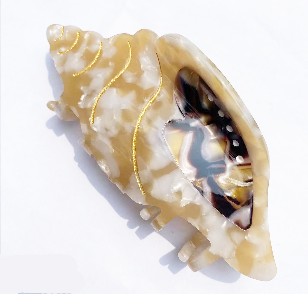 Conch Hair Claw In Ocean – Hoshiny
